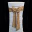 Hessian Chair Sash - Achieve That Classic Burlap Rustic Look And Feel!