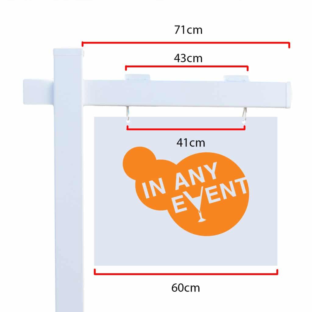 Traditional Style Sale Sign Post - Unique Signage Option For Any Purpose