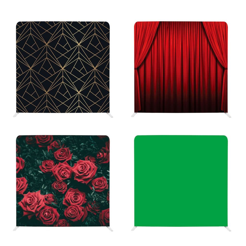 Portable Backdrop Frame - Interchangeable Graphic Backdrop Covers