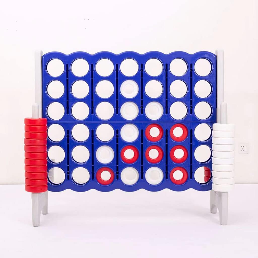 Giant Four In A Row - Jumbo 114cm Tall Version Of The Classic Game