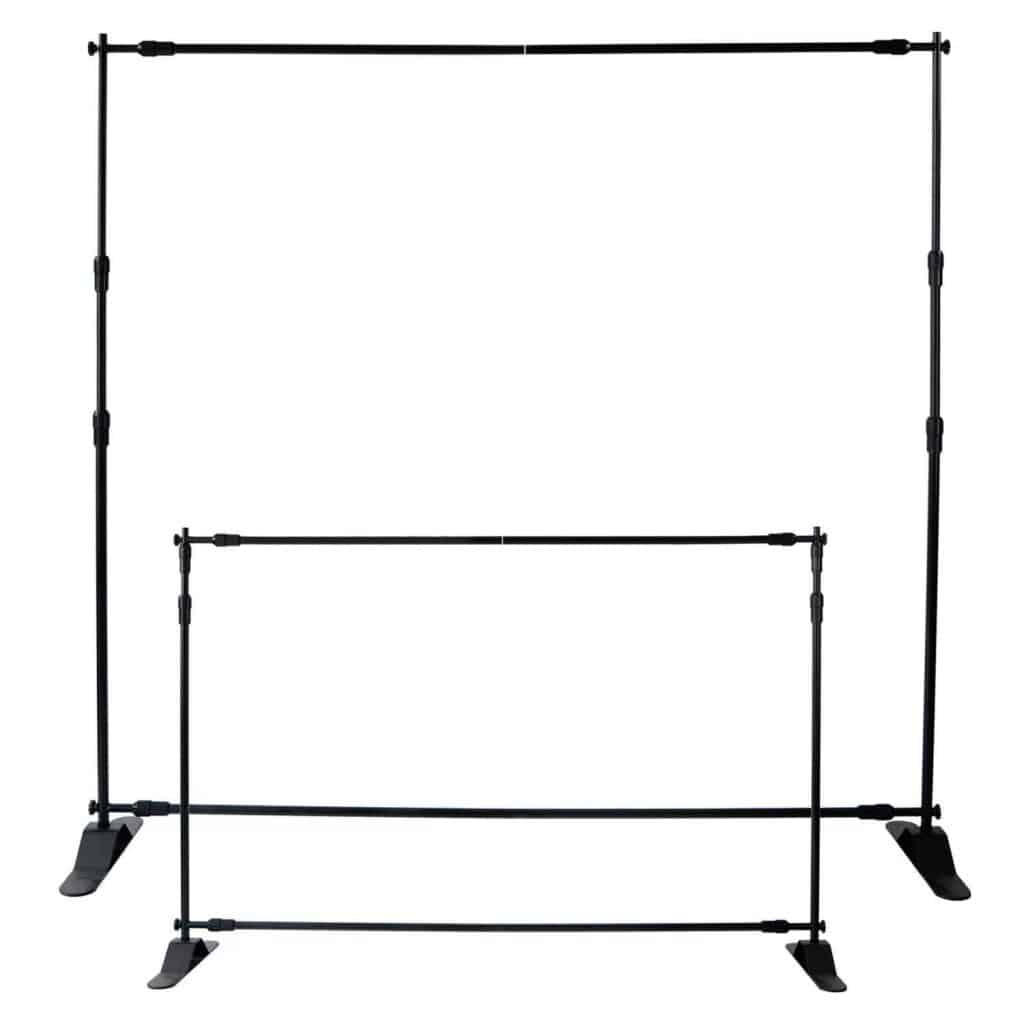 Telescopic Backdrop Stand - Easy Setup Adjustable 156cm-240cm