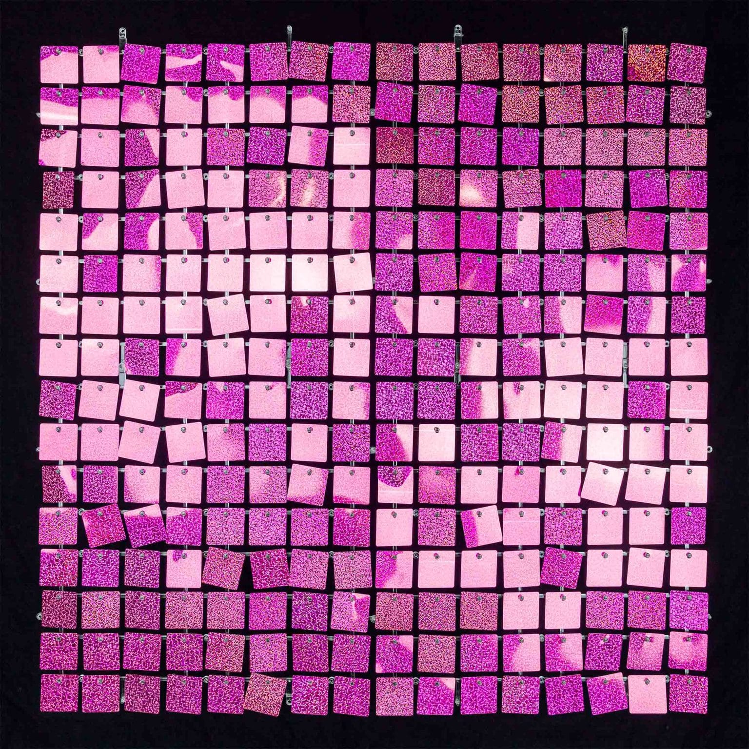 Shimmer Wall Backdrop - Reflective Holographic Sequins