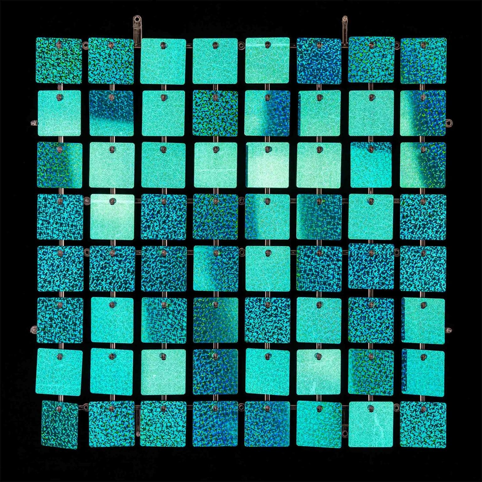 Shimmer Wall Backdrop - Reflective Holographic Sequins