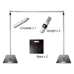 Pipe and Drape Backdrop Stand - Adjustable Party Backdrop Stand