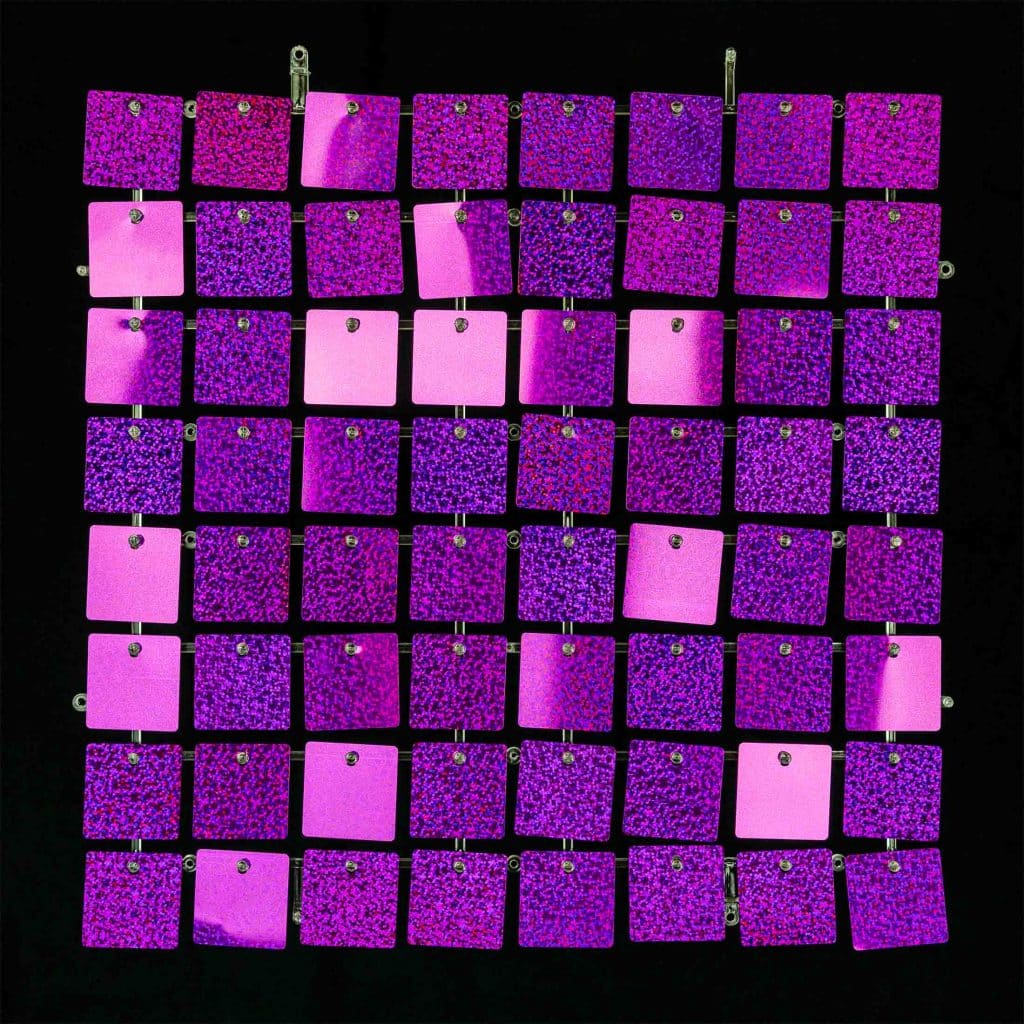 Shimmer Wall Backdrop - Reflective Holographic Sequins
