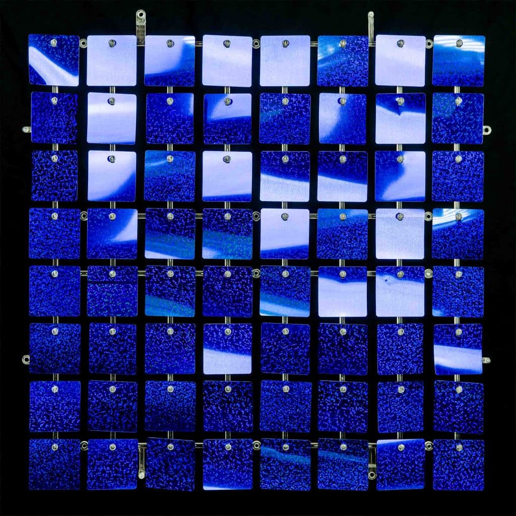Shimmer Wall Backdrop - Reflective Holographic Sequins