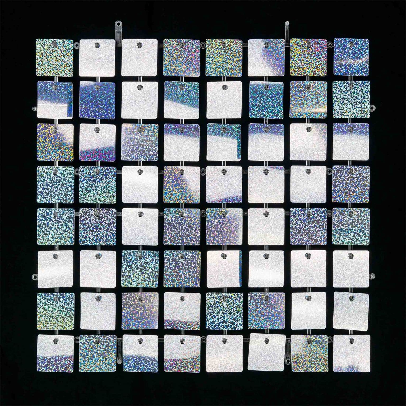 Shimmer Wall Backdrop - Reflective Holographic Sequins