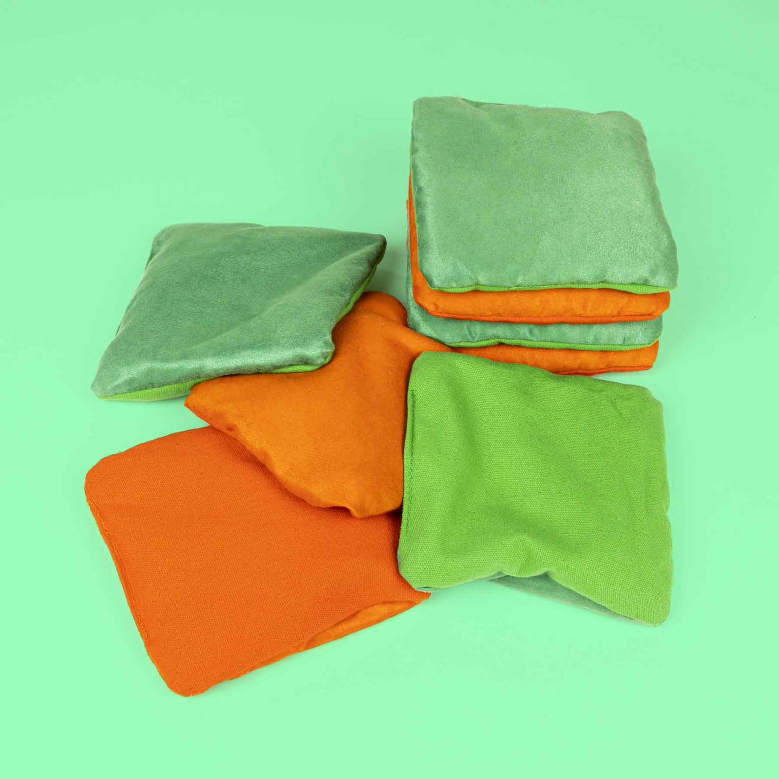 Premium Cornhole Toss Bean Bag Set - Duck Cloth and Microsued