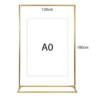 Metal Signage Stand - Events or Weddings In White, Black Or Gold