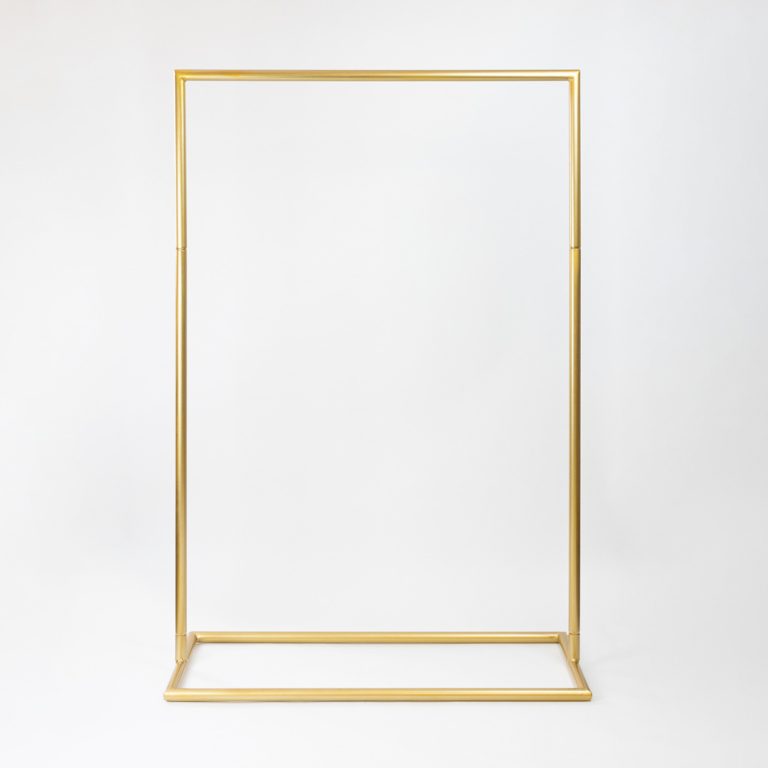 Metal Signage Stand - Events or Weddings In White, Black Or Gold