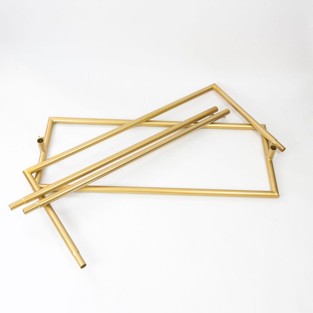 Metal Signage Stand - Events or Weddings In White, Black Or Gold