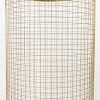 Metal Mesh Wire Plinth 3-Pce Set - In White, Black Or Gold