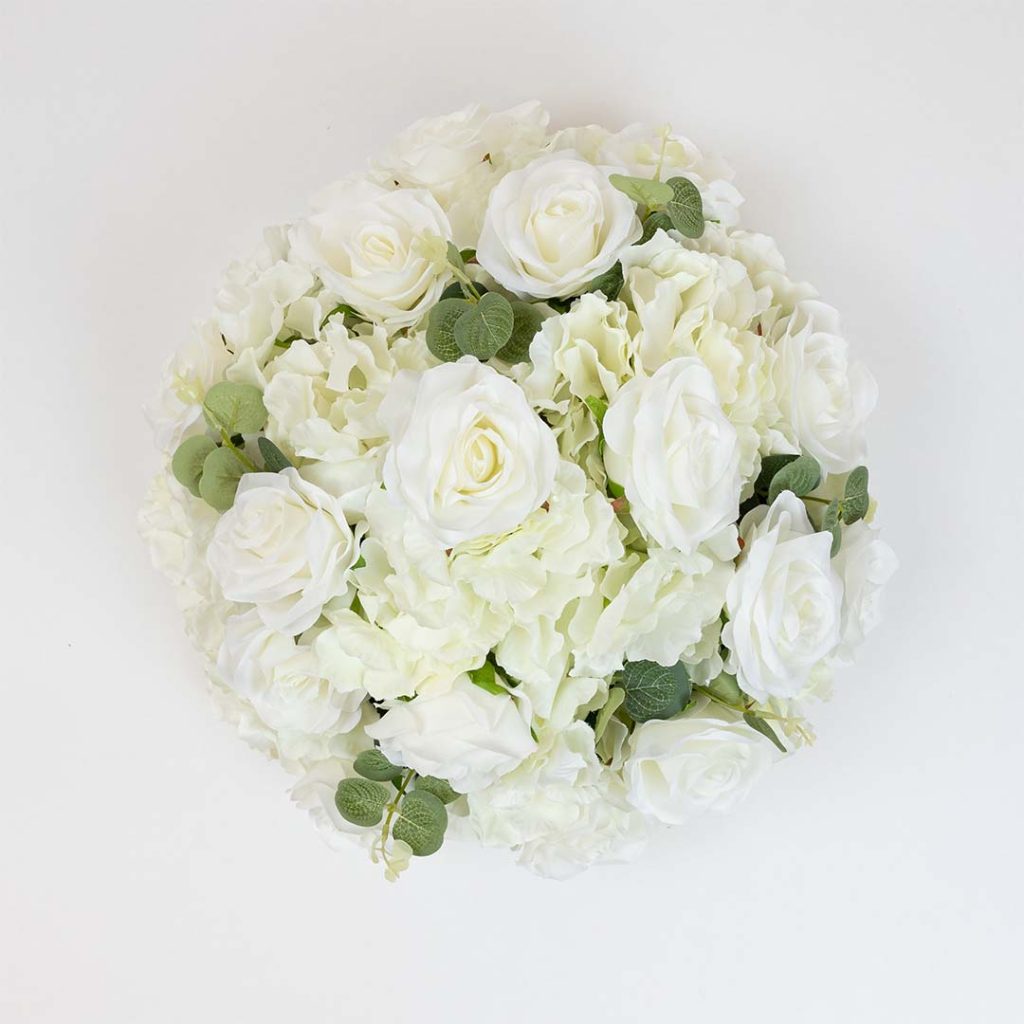 Rose and Hydrangea Flower Ball - 36cm Floral Centrepiece