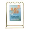Wave Signage Stand | Elegant & Portable Event Sign Holder