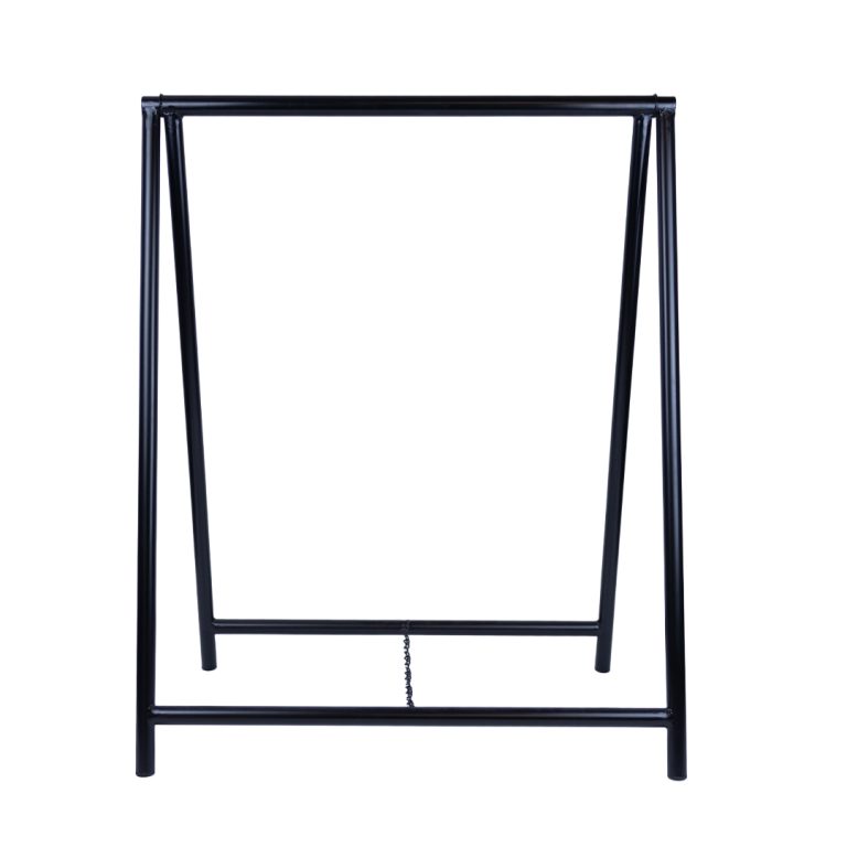 Metal A-Frame Signage Stand – 89cm White or Black Freestanding Sign Stand