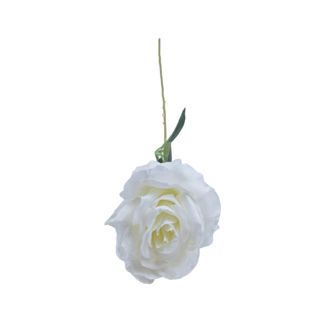 Artificial Rose Stem 50 cm – Realistic 9 cm Faux Flower Stem
