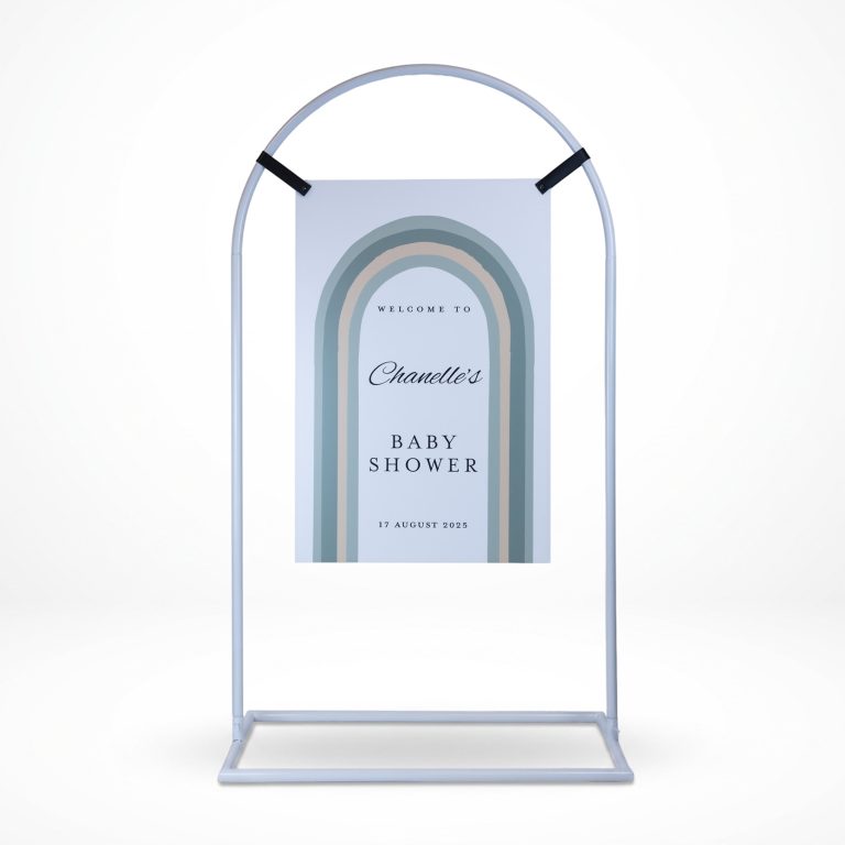 Arch Signage Stand for Weddings and Events